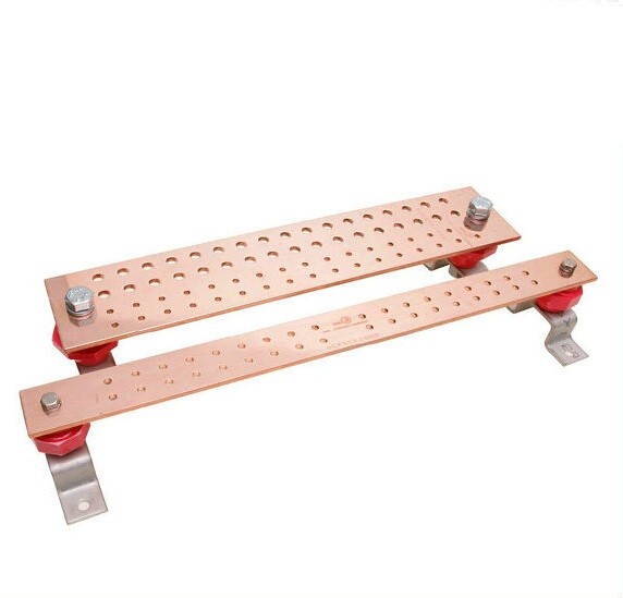 Grounding System Earthing Busbar Support, copper busbar, electric ...